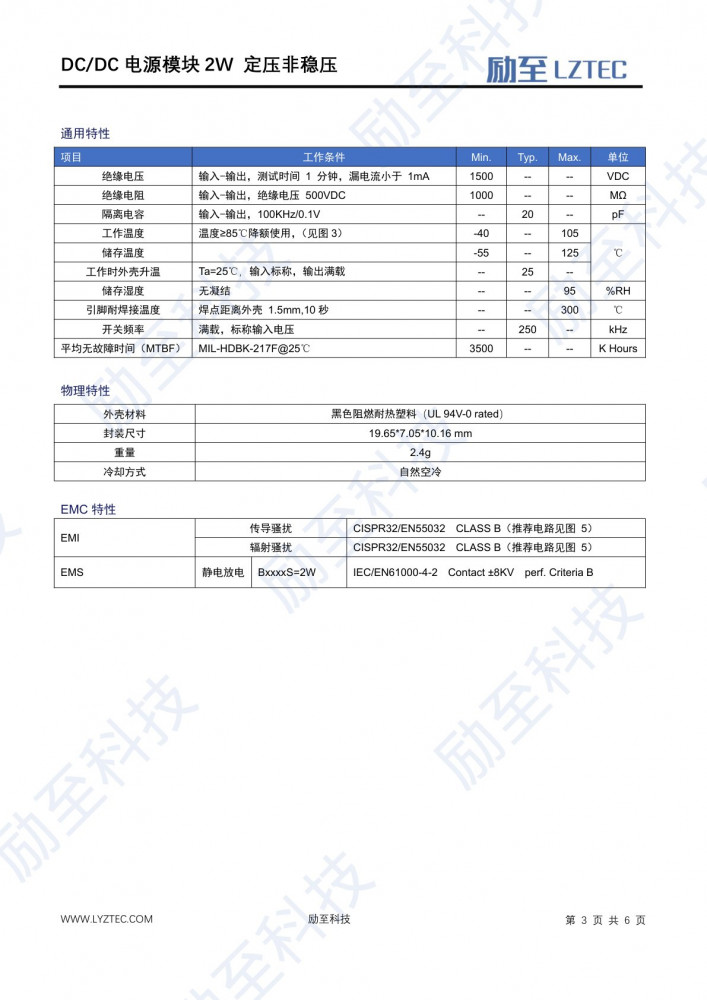 B1224S-2WR2 datasheet page 3