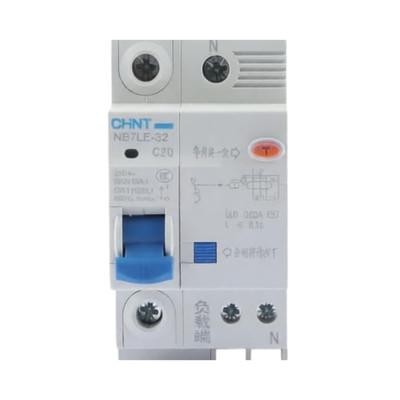 CHINT NB7LE-32 2P C20 30mA Miniature Residual Current Circuit Breaker