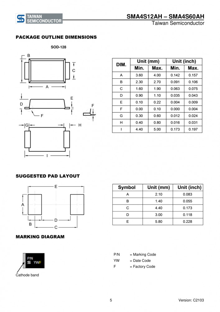 SMA4S15AH datasheet page 5