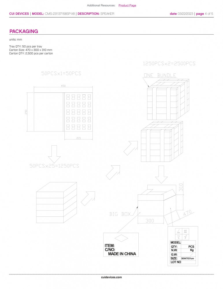 CMS-231137-158SP-X8 datasheet page 4