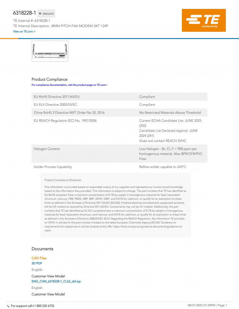 Product document image, page 1