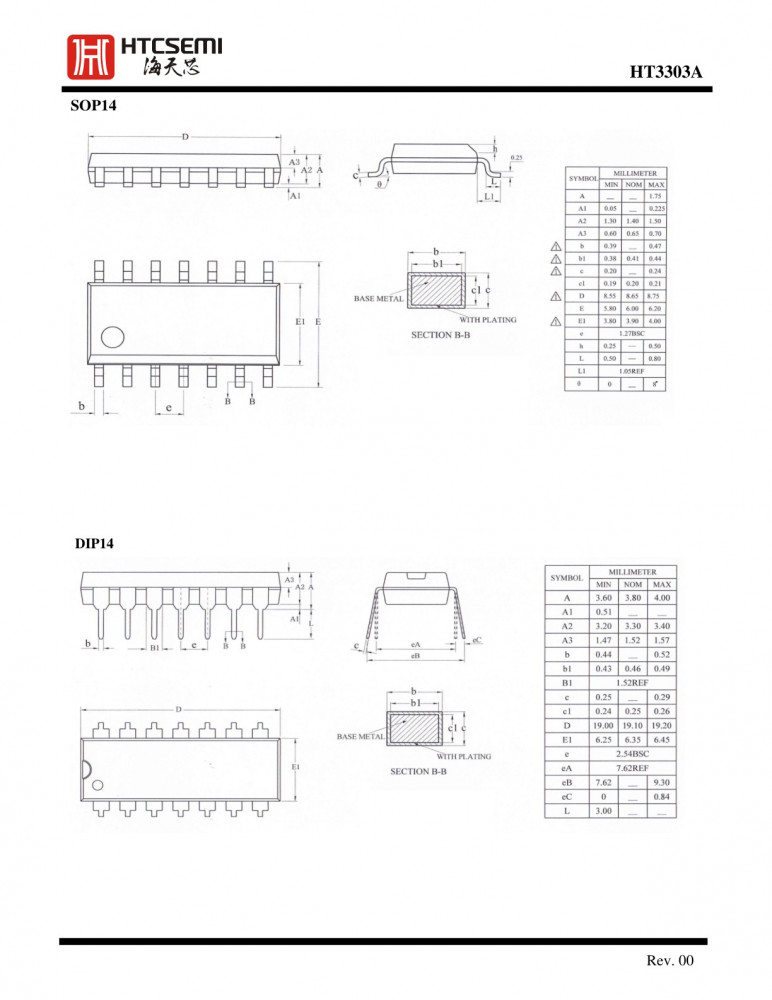 HT3303ARZ datasheet page 8