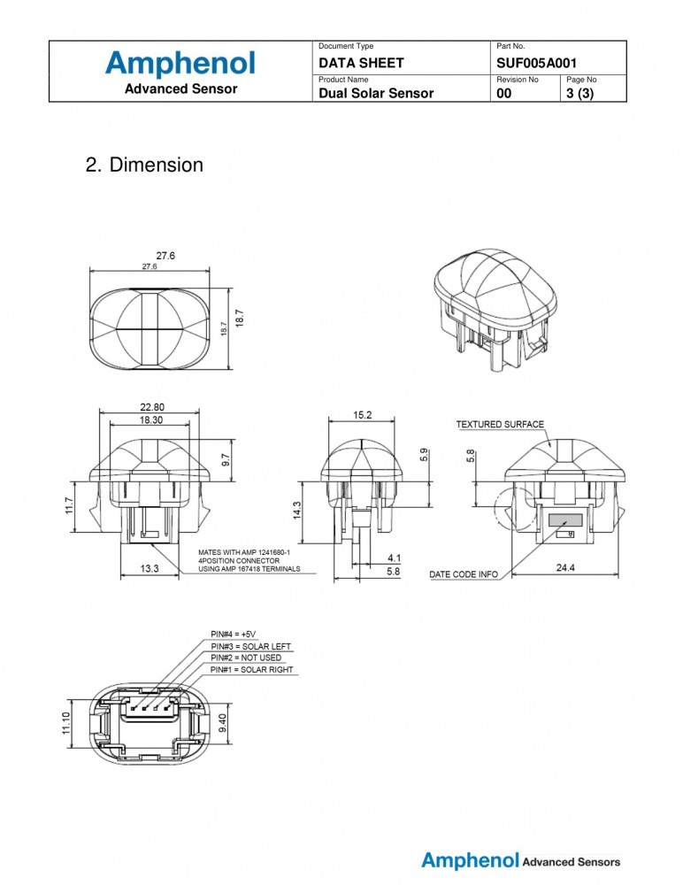 SUF005A001 datasheet page 3