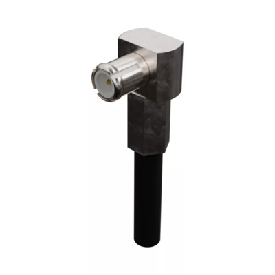 MCX Plug, Right-Angle, Crimp, RD-316 Cable, Brass Body, Nickel (Ni) Plated, 50 Ohms for sale