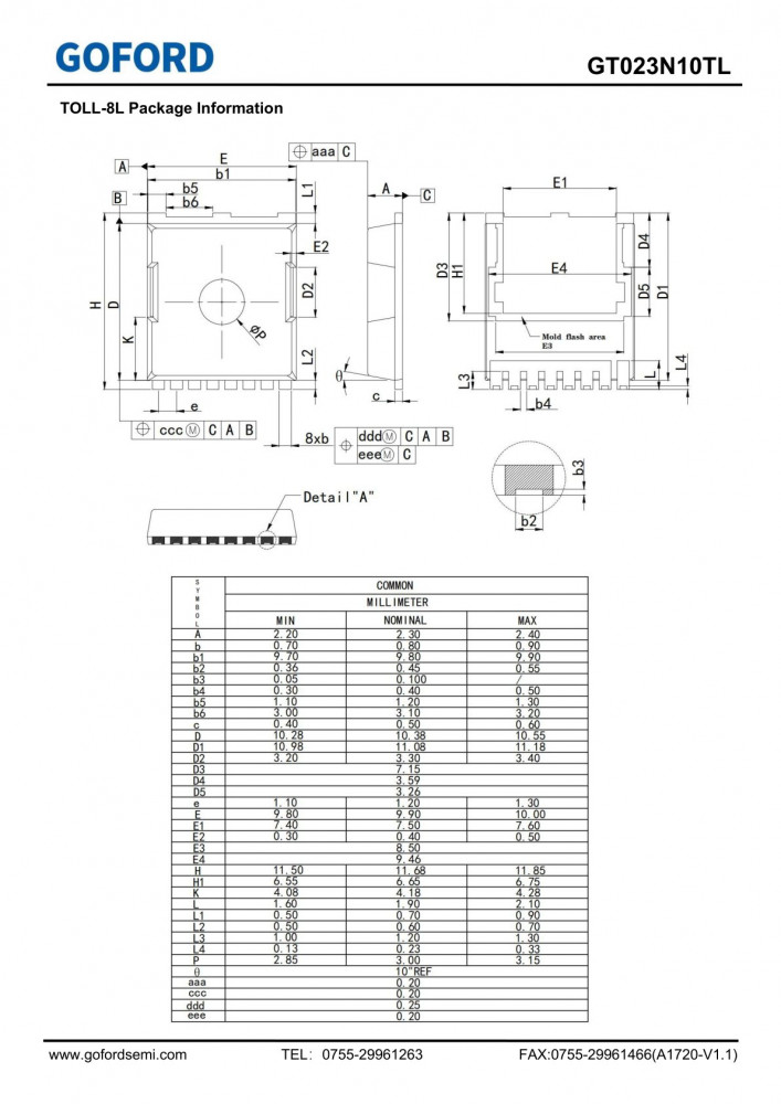 GT023N10TL datasheet page 6