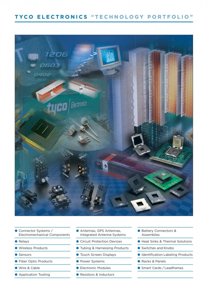 TE Connectivity product literature page 2