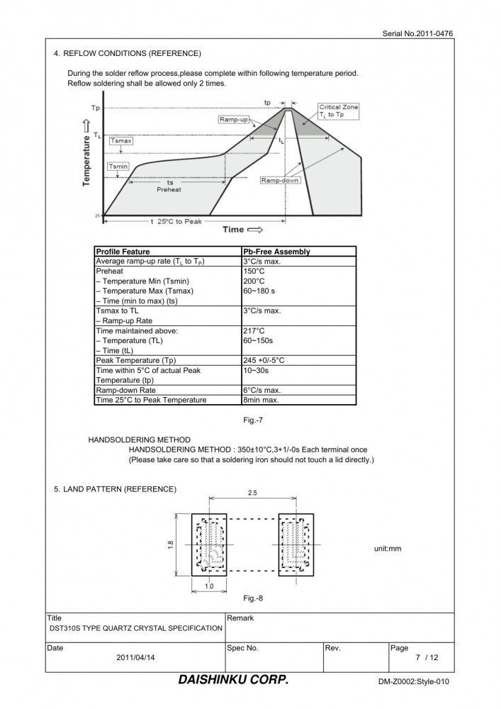 KDS specification page 8