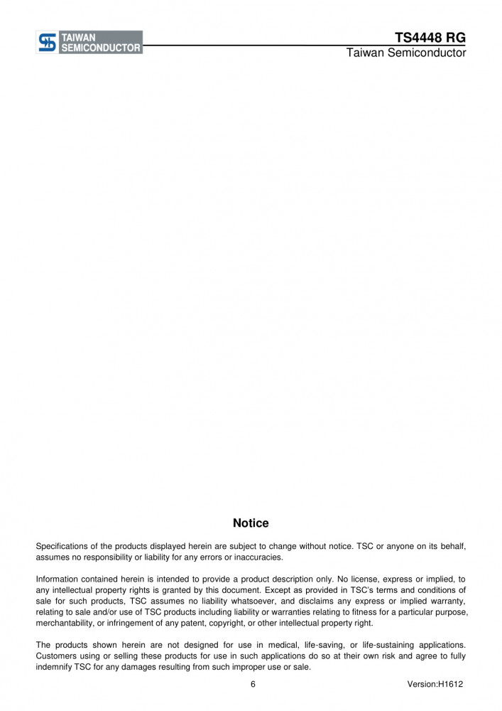 TS4448 RG technical document page 6