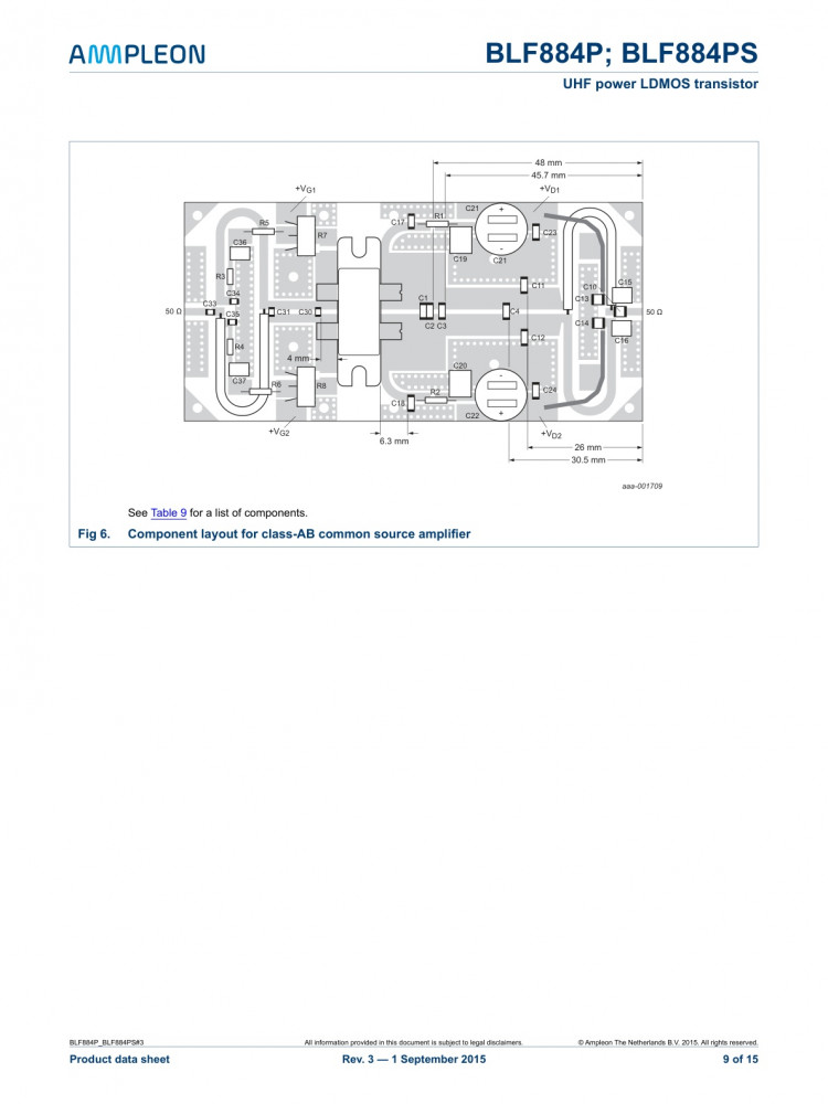 BLF884P datasheet page 9