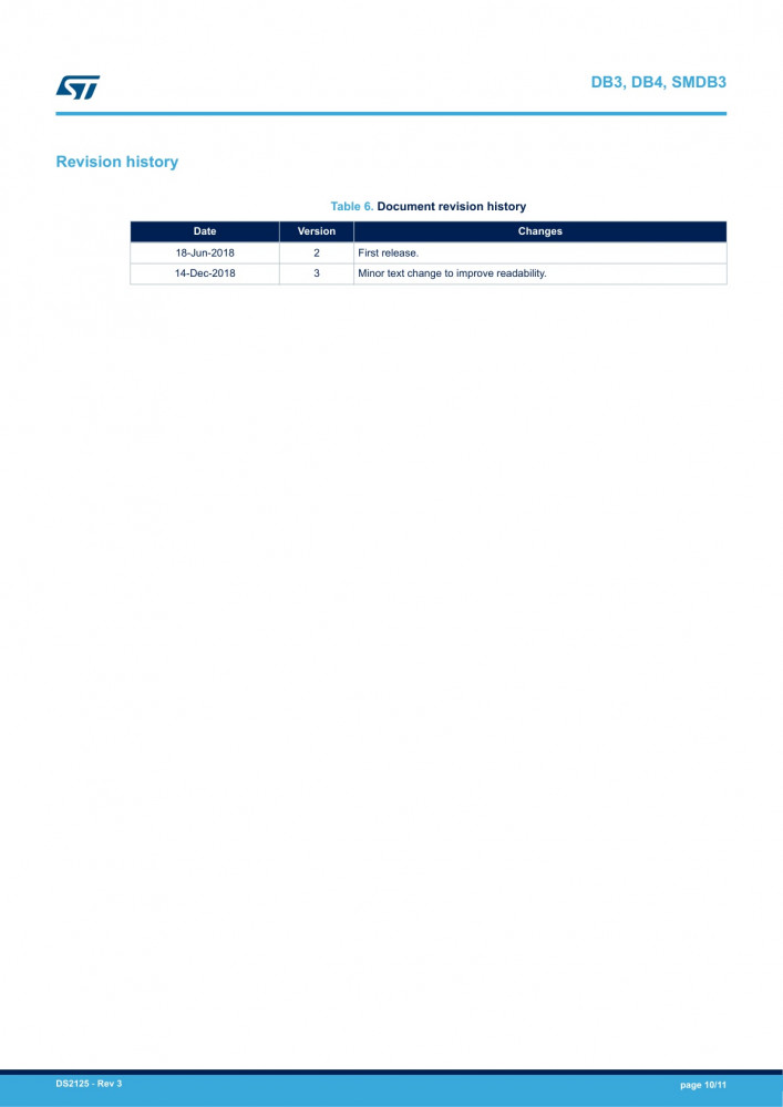 DB4 datasheet page 10