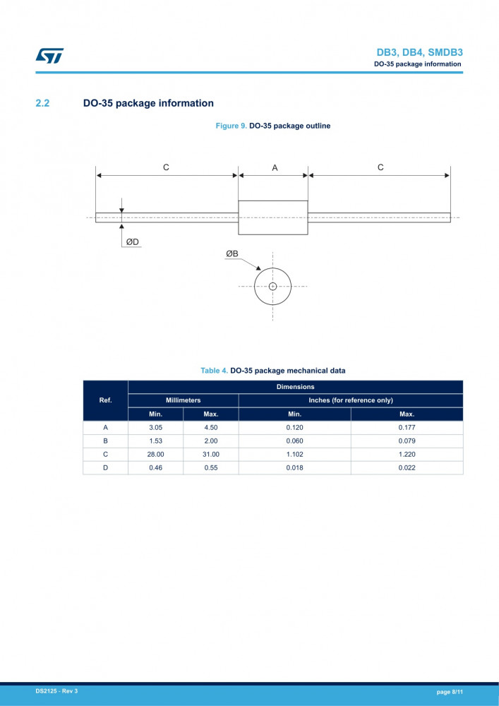 DB4 datasheet page 8