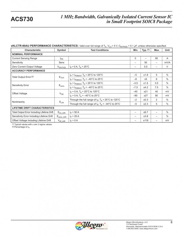 ACS730 datasheet page 8