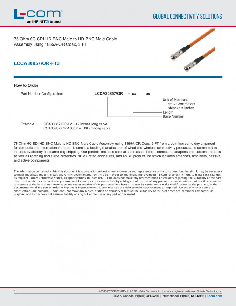 LCCA30857/OR-FT3 datasheet page 4
