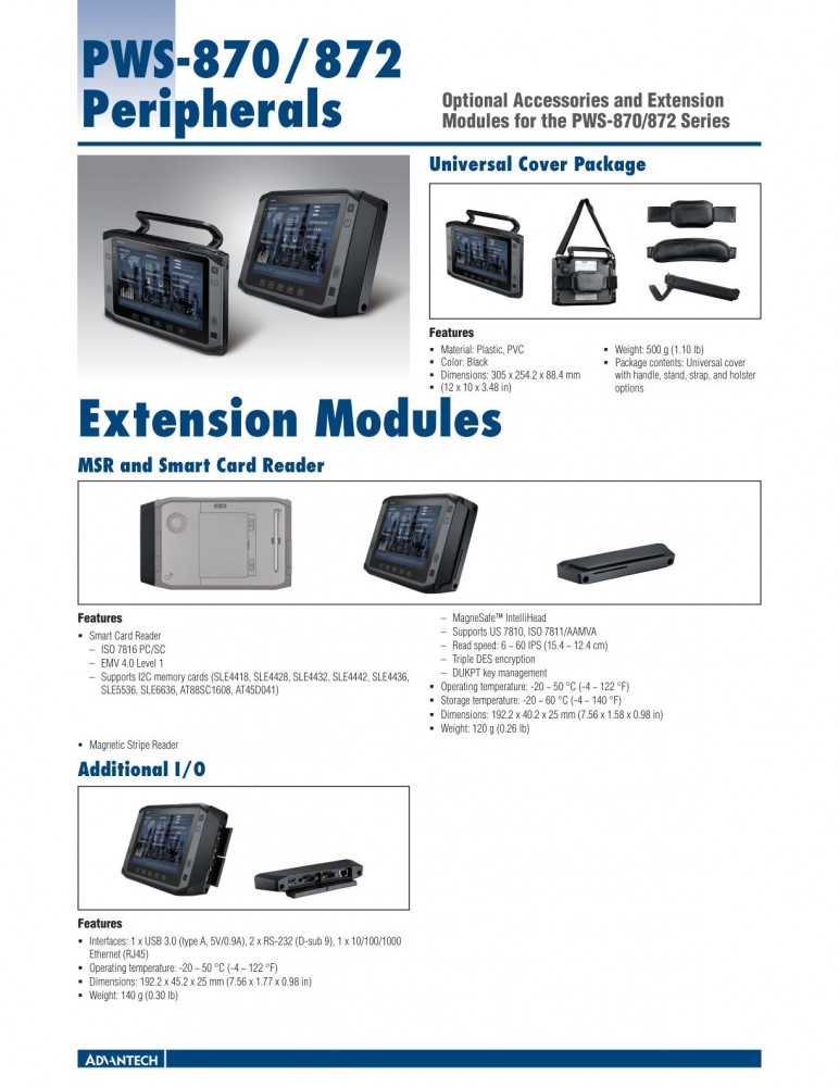 PWS-870/872 peripheral document page 1