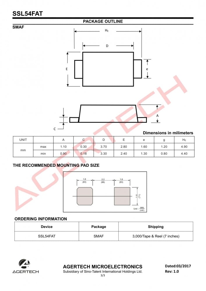 SSL54FAT datasheet page 3