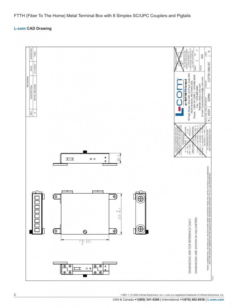 LCFTB-108A-SC technical drawing page 2