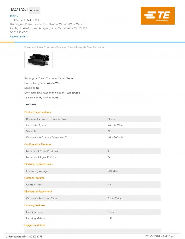 1648132-1 technical document page 1