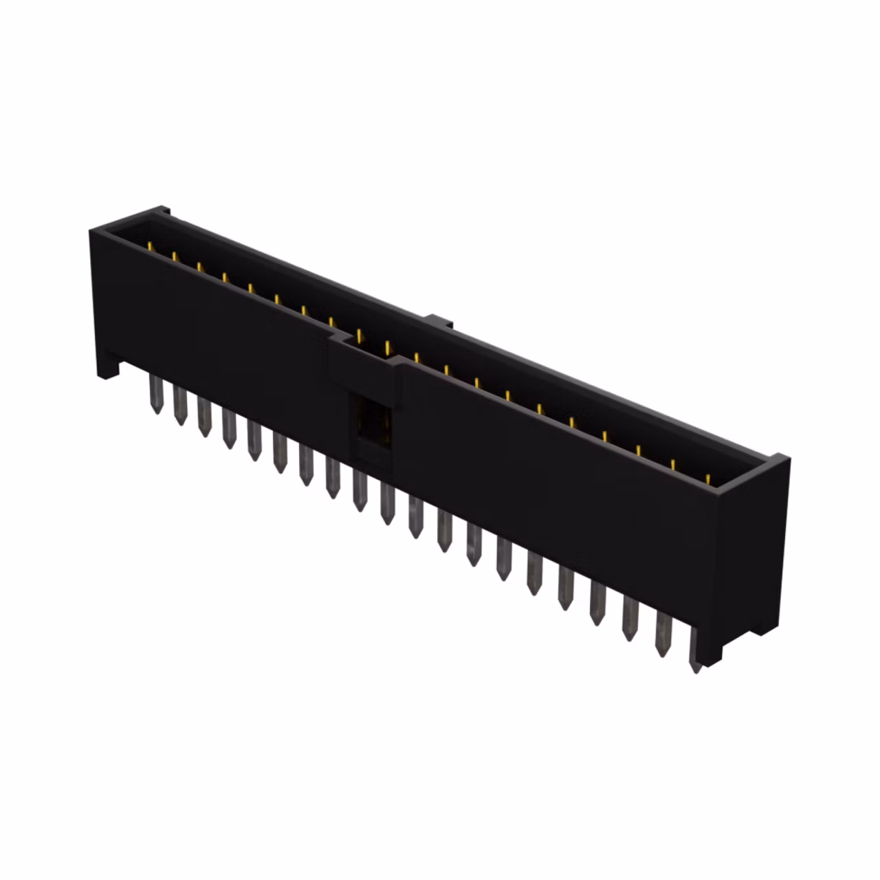 C-Grid III PCB Header, 2.54mm Pitch, Through Hole, Single Row, Vertical, Shrouded, 20 Circuits, 0.05µm Gold (Au) Flash Plating for sale