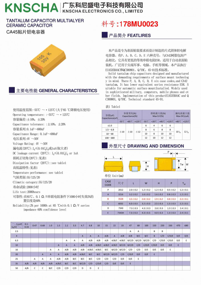 178MU0023 datasheet page 1