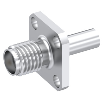 SMA / STRAIGHT JACK FEMALE CRIMP TYPE FOR 2/50 S CABLE PASSIVATED NON-CAPTIVE CONTACT for sale