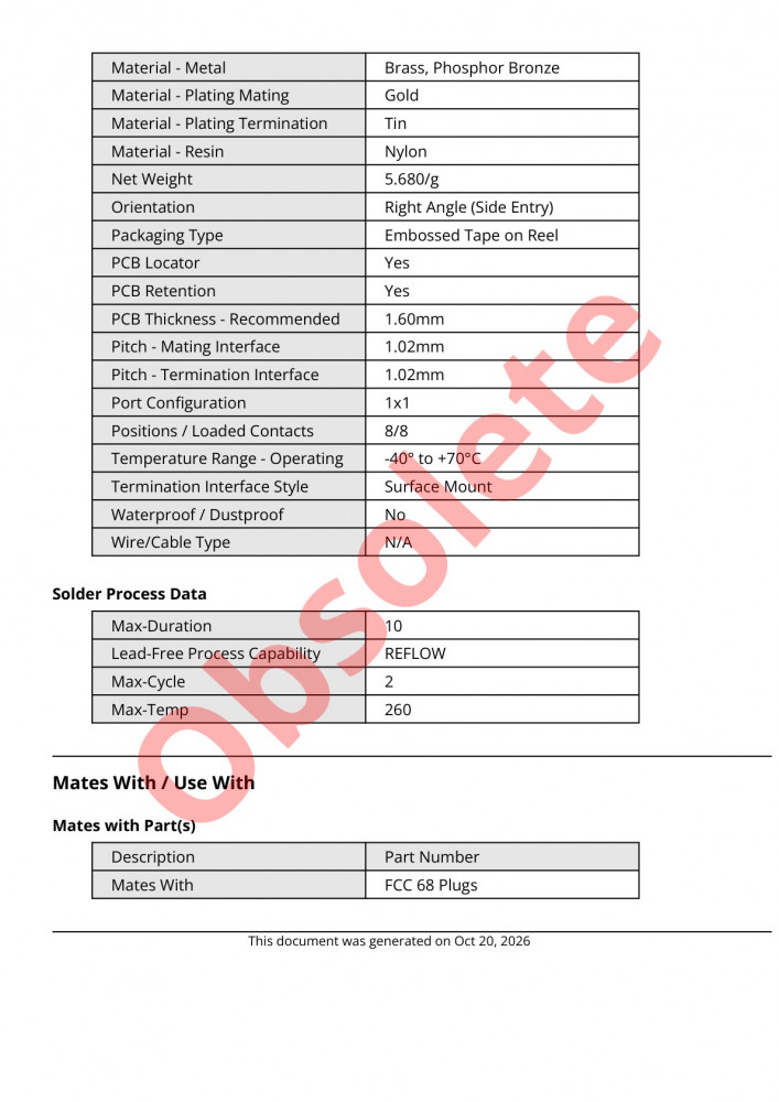 Molex 480749003 technical document page 3