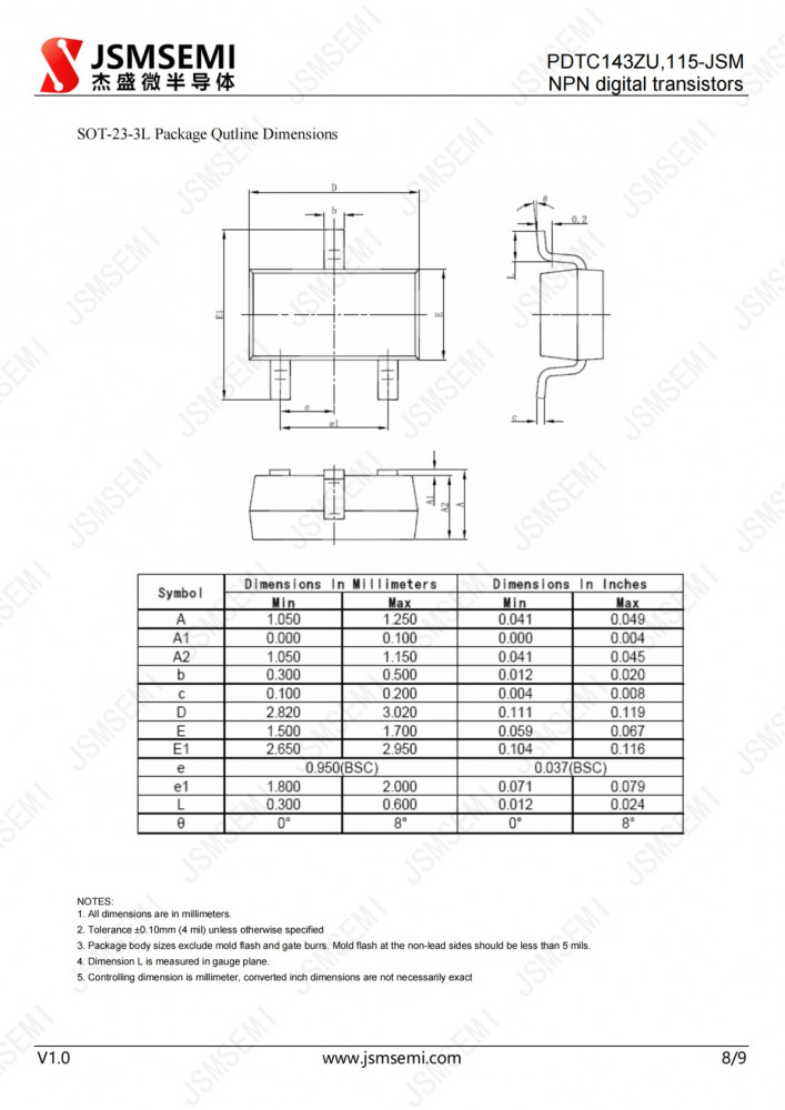 PDTC143ZU,115-JSM datasheet page 8