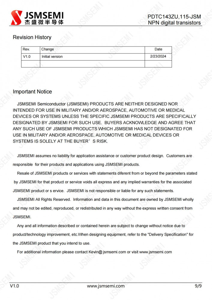 PDTC143ZU,115-JSM datasheet page 9
