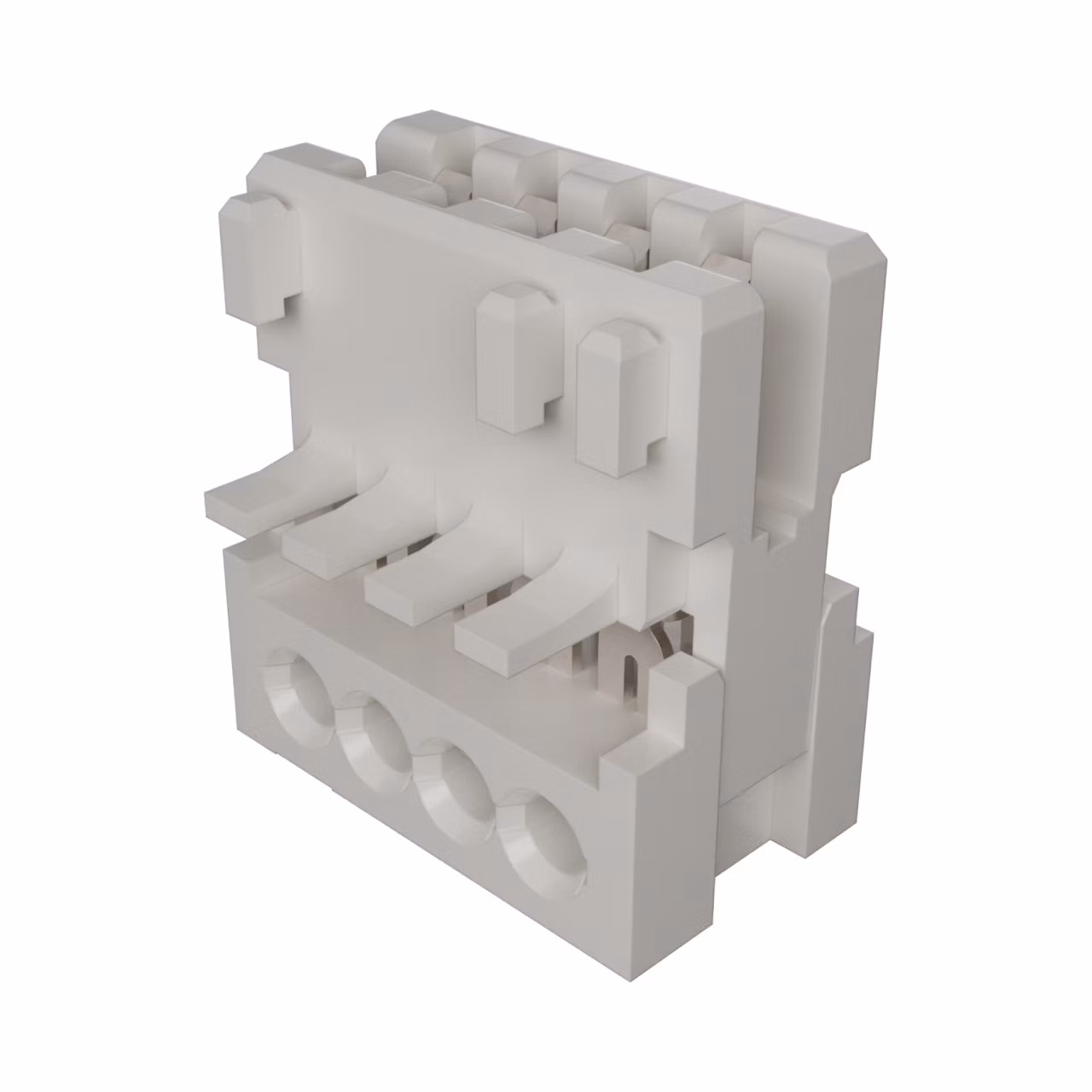 Appli-Mate RAST 2.5 IDT Housing, 2.50mm Pitch, Direct/Indirect, Female, 4 Circuits, Position Keys B and C Removed for sale