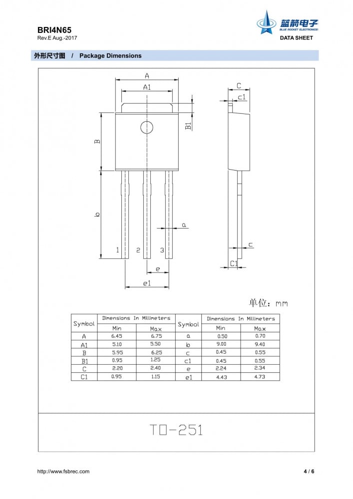 BRI4N65 datasheet page 4