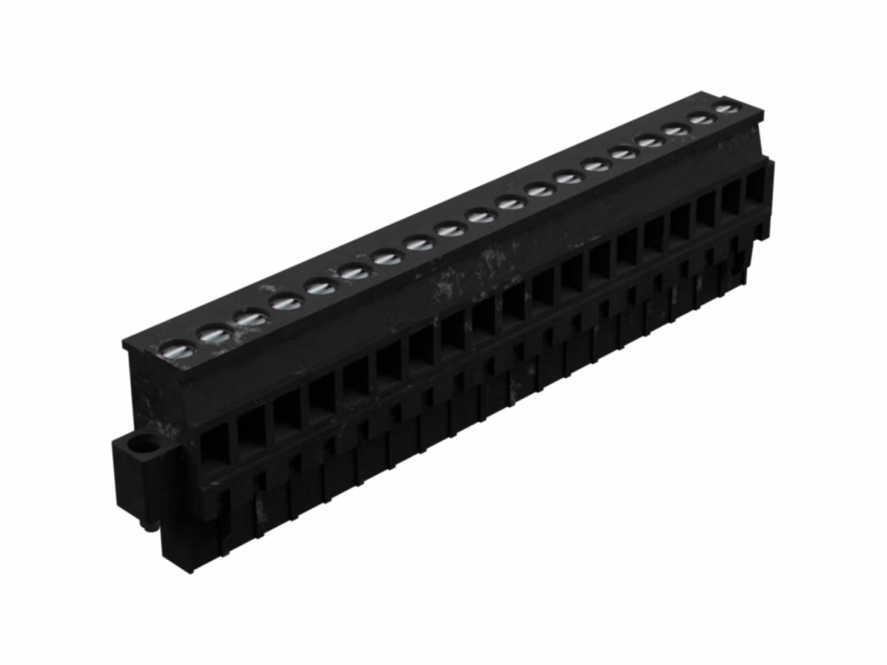 5.00mm Pitch Eurostyle Vertical Plug, with Retention Screws and Standard Imprinting, Front Wire Entry, Black, 19 Circuits for sale