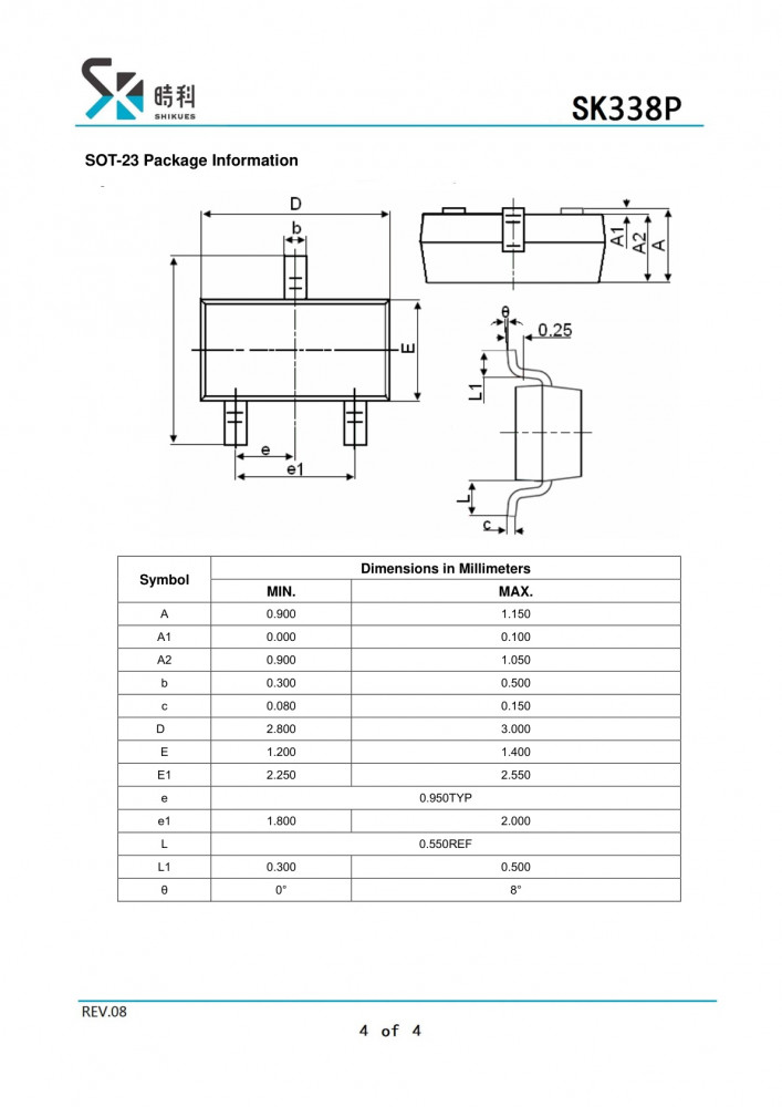 SK338P datasheet page 4