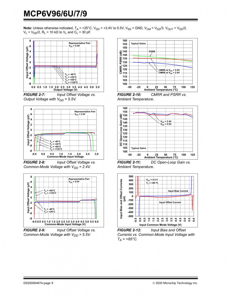 MCP6V97 technical document preview, page 8
