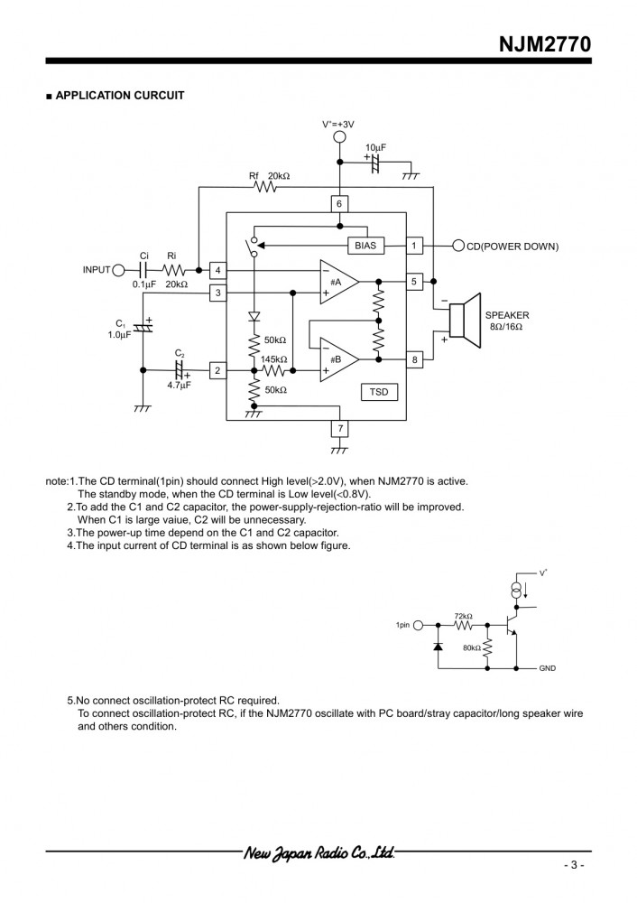 NJM2770 technical document page 3