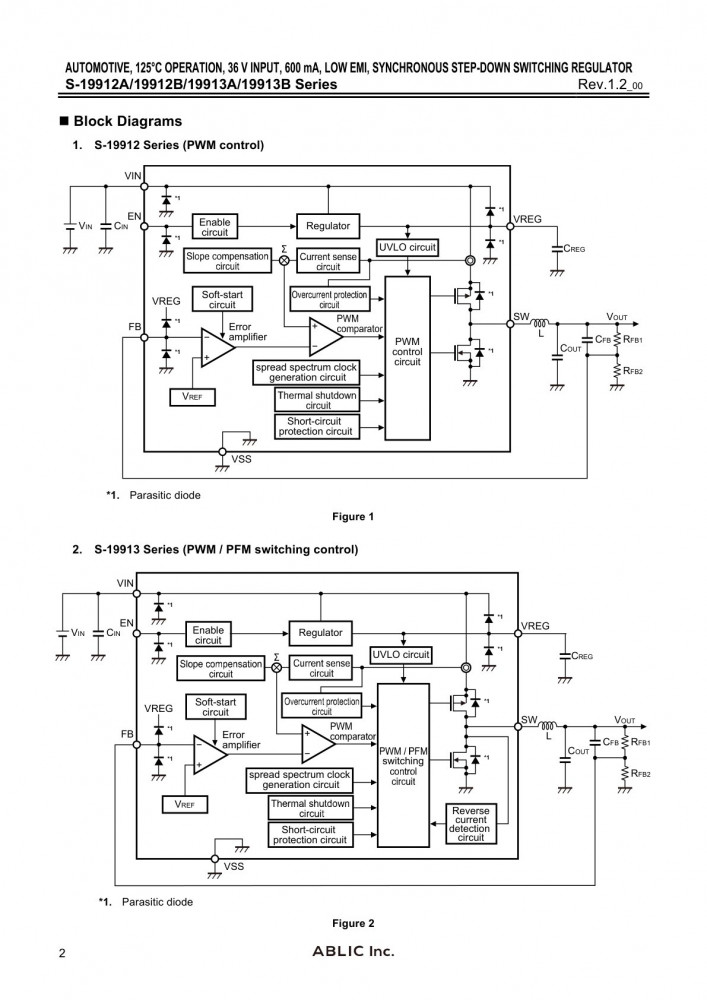 S-19912A/B datasheet page 2