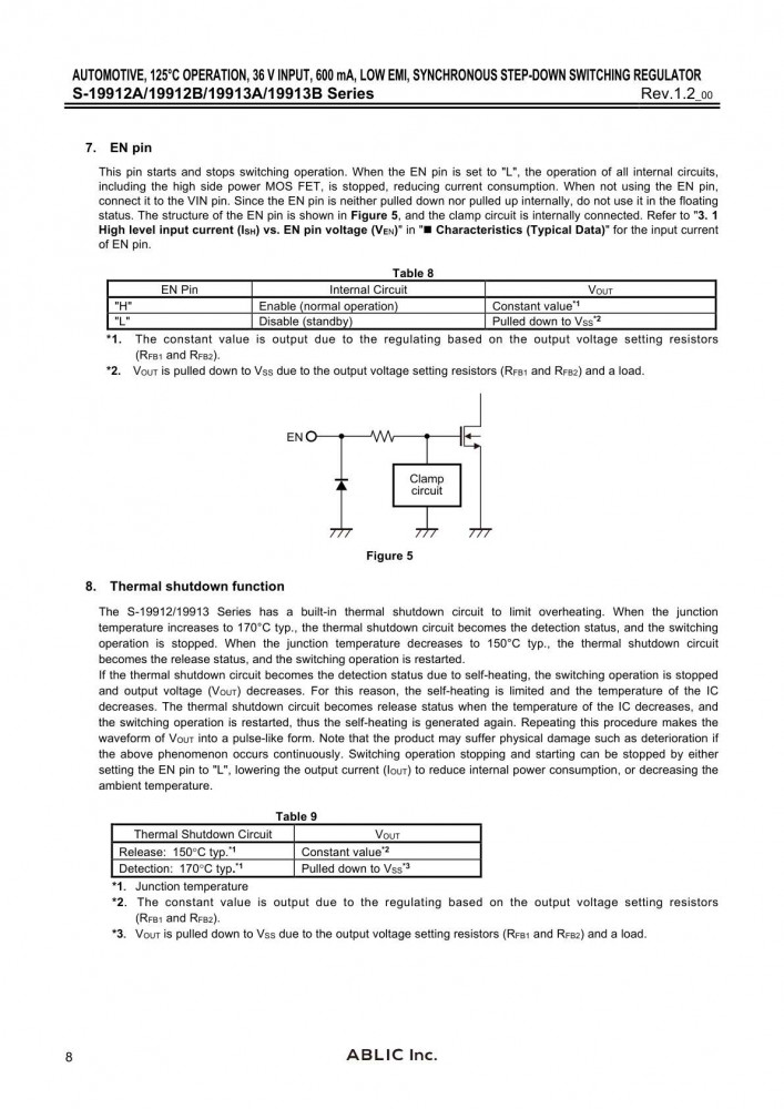 S-19912A/B datasheet page 8
