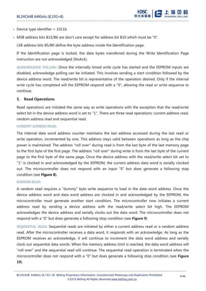 BL24C64B-PARC datasheet page 6