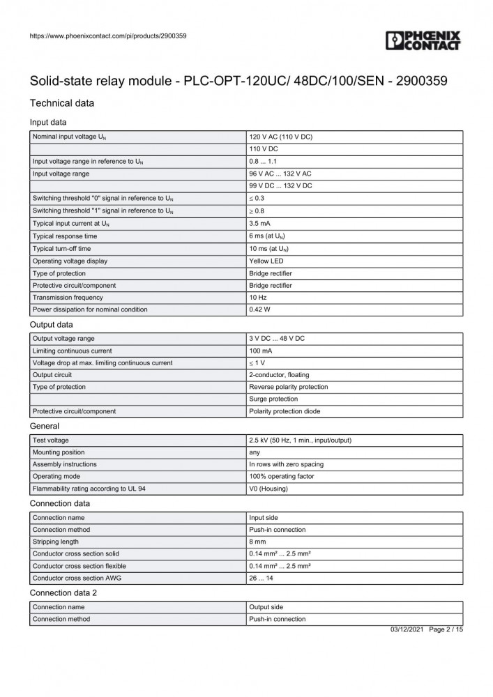 Product document page 2