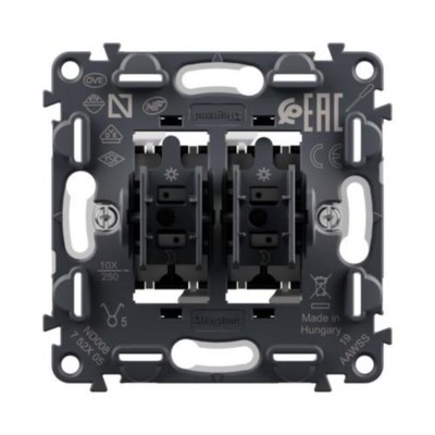 2-gang one-way switch Valena In'Matic - 10 AX 250 V~ for sale