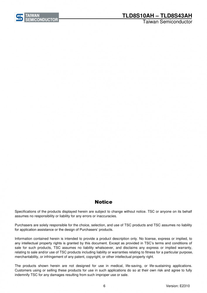 TLD8S24CAH datasheet preview, page 6