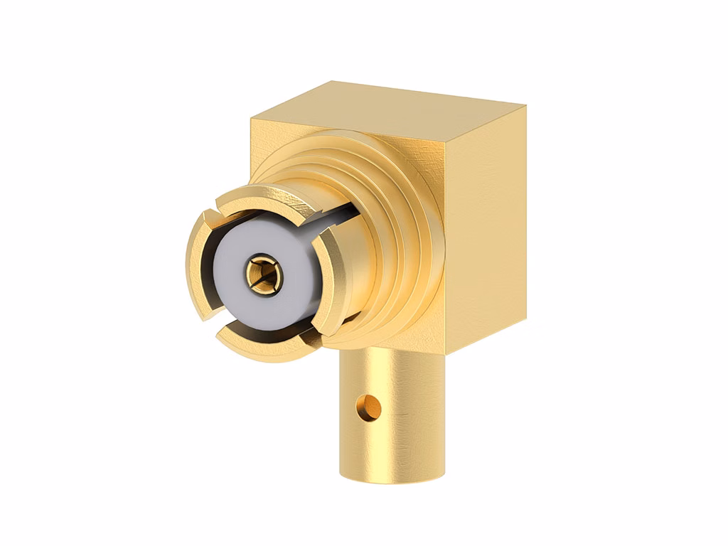 SMP Jack, Modified, Straight, PCB Receptacle, Surface Mount, Low Profile, 50 Ohms