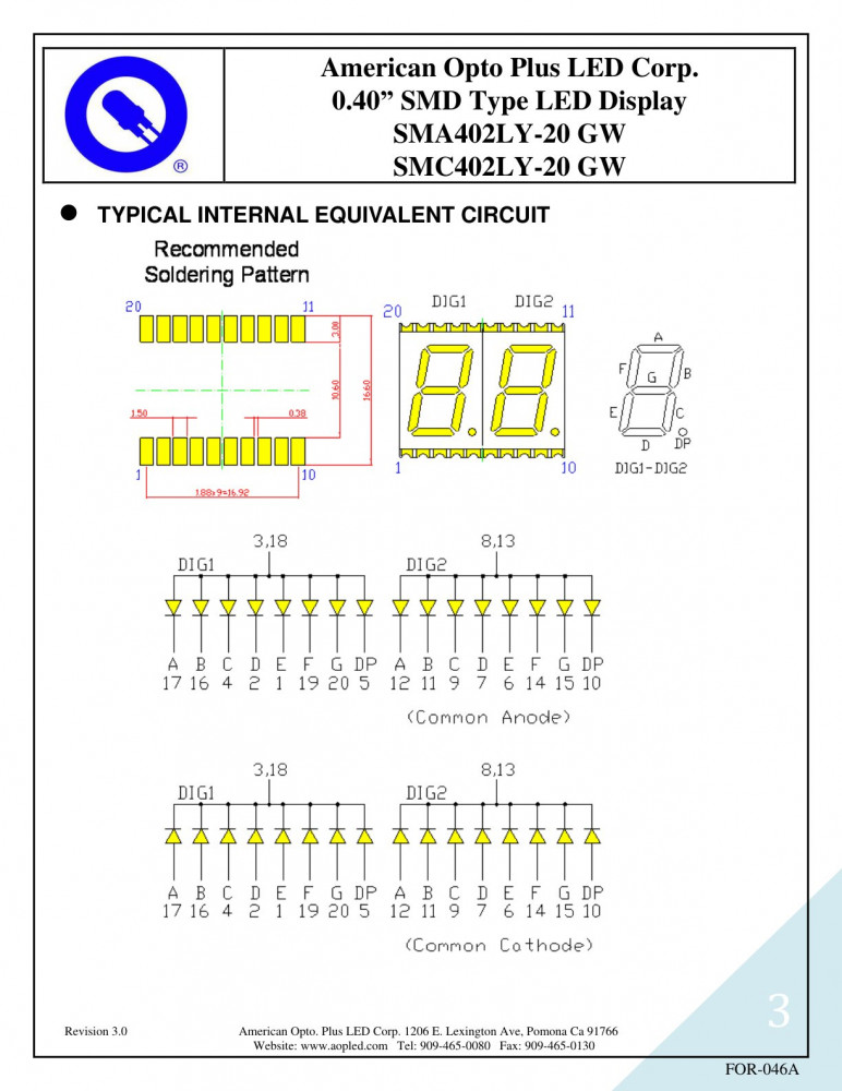 SMA402LY-20 datasheet page 3