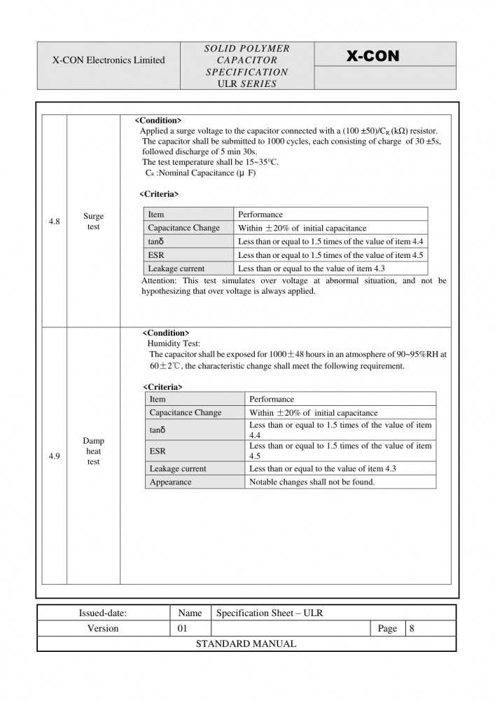 ULR specification document page 9