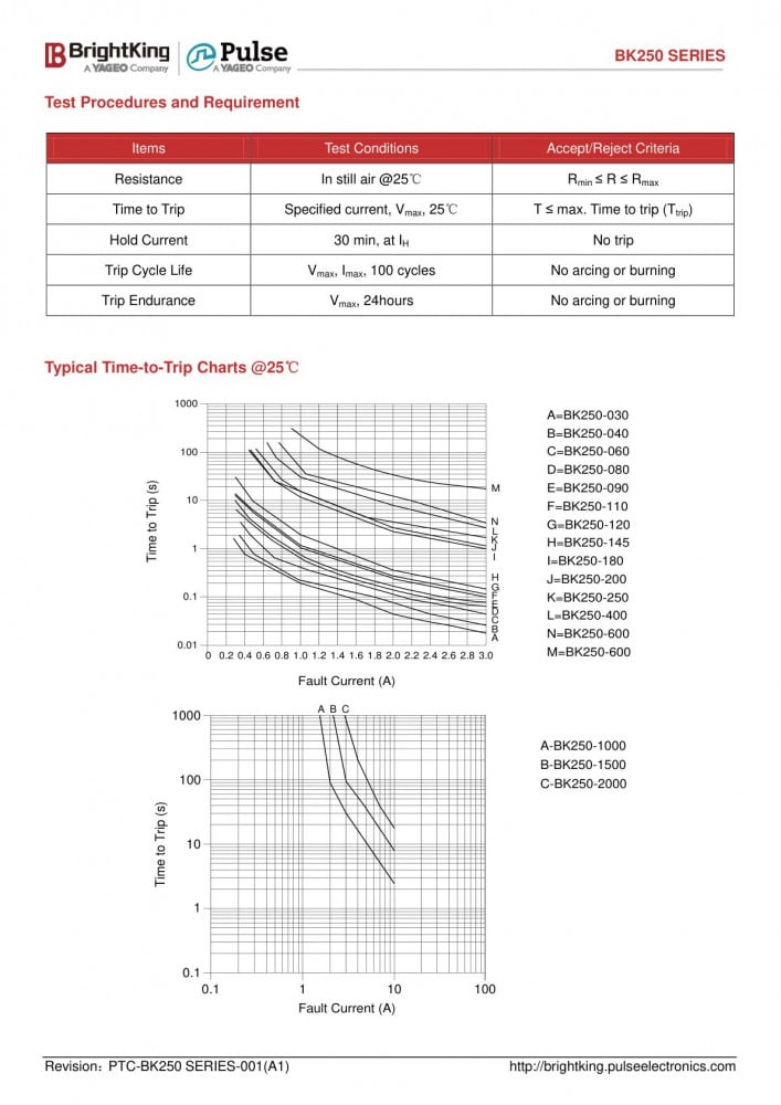 BK250 datasheet page 6