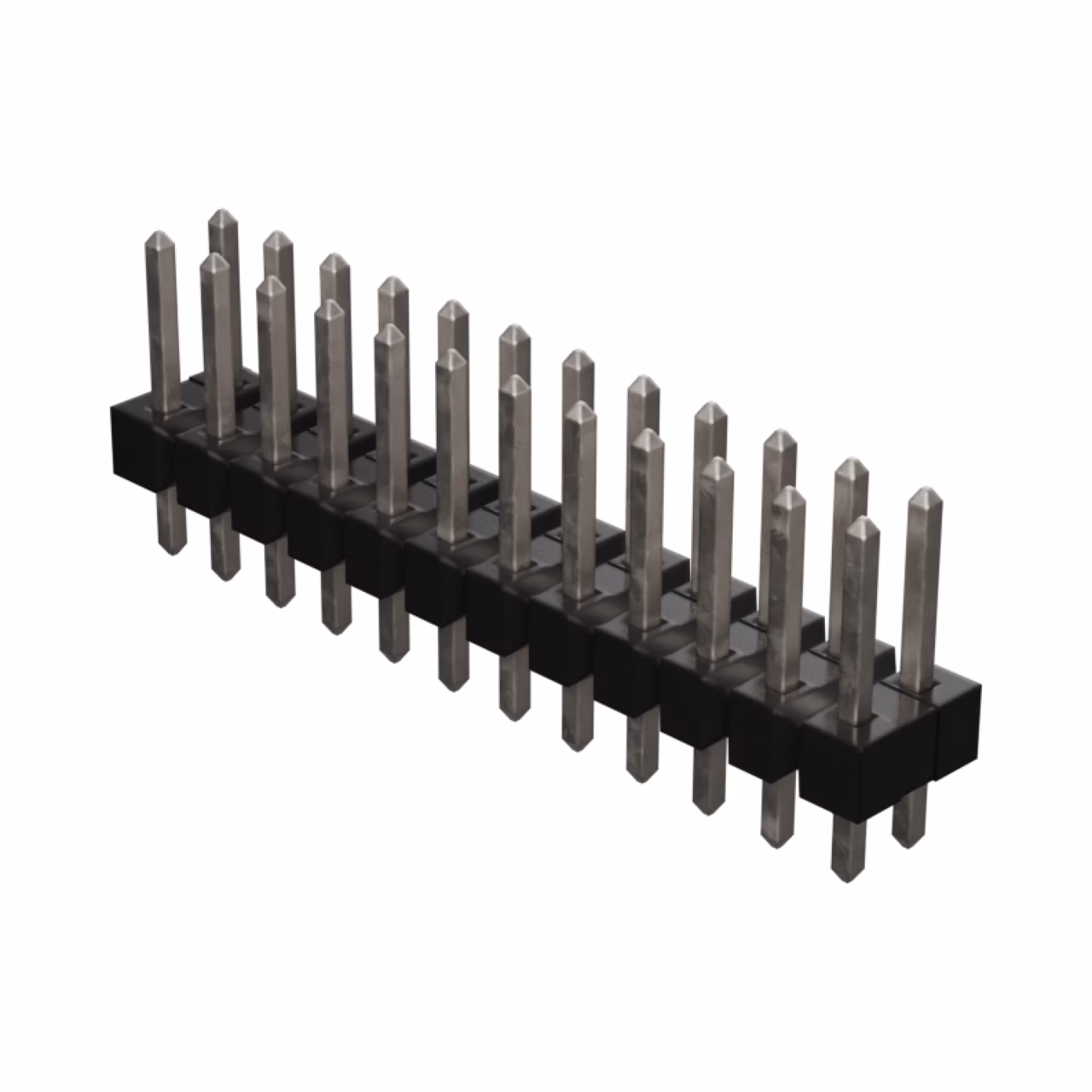 C-Grid Header, 2.54mm Pitch, Through Hole, Dual Row, Vertical, 24 Circuits, 2.54µm Tin (Sn) Plating, Tray Packaging, Lead-Free for sale