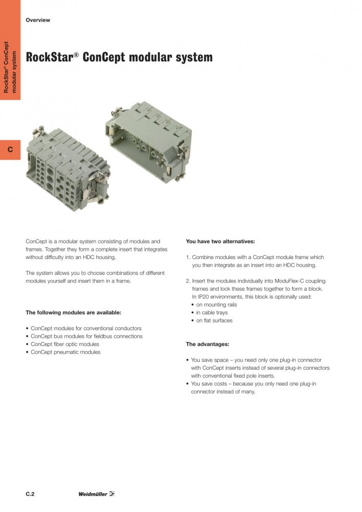 WEIDMULLER RockStar ConCept documentation page 2