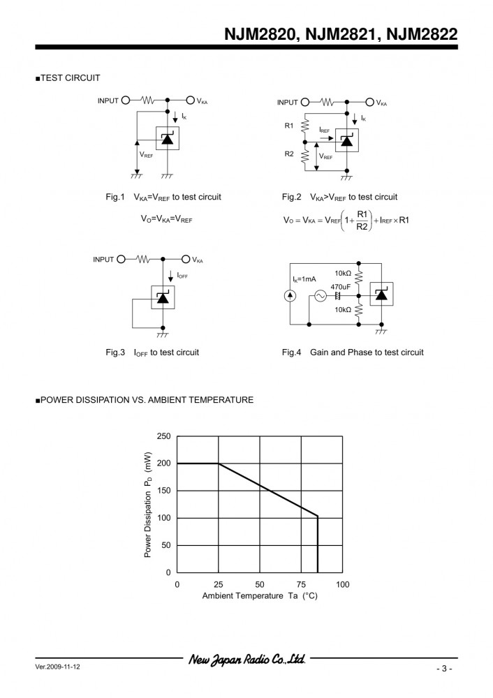 NJM2822 datasheet page 3