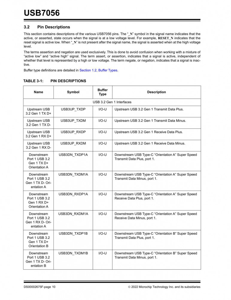 USB7056 technical document preview, page 10