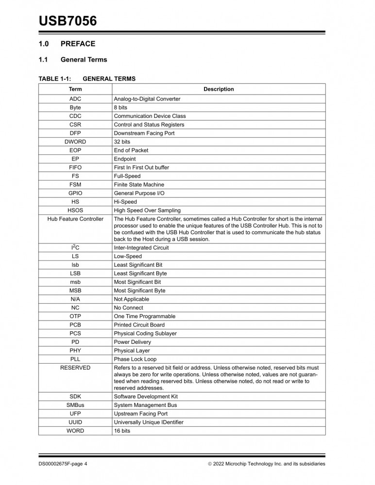 USB7056 technical document preview, page 4