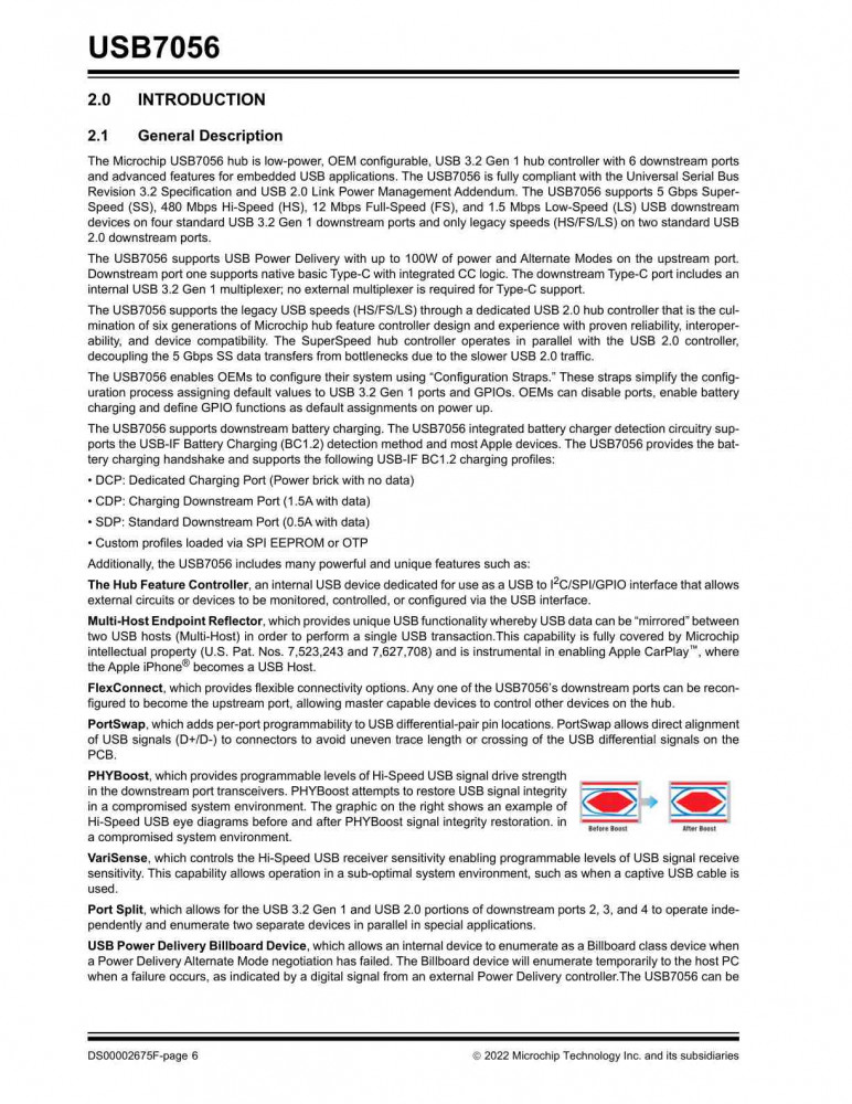 USB7056 technical document preview, page 6