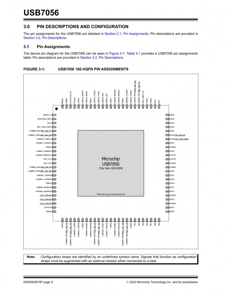 USB7056 technical document preview, page 8
